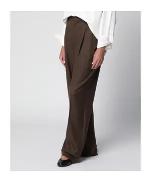 Loro Piana Straight Leg Plaid Trousers