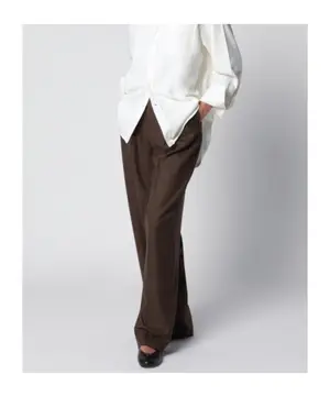 Loro Piana Straight Leg Plaid Trousers