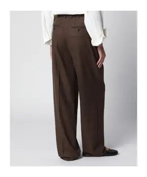 Loro Piana Straight Leg Plaid Trousers