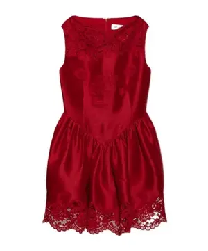 SELF-PORTRAIT Sleeveless Dress - Red