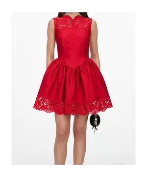 SELF-PORTRAIT Sleeveless Dress