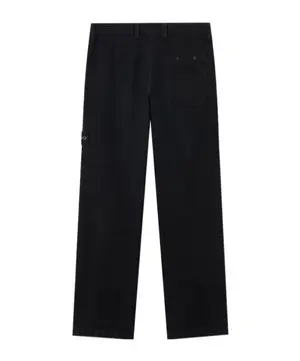 Stone Island Loose-fit Chino Trousers With Snap Pockets