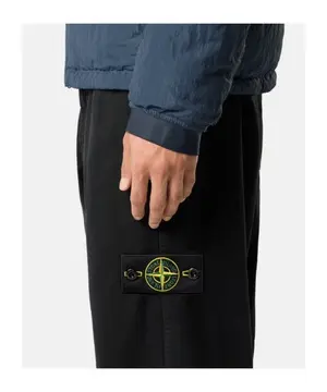 Stone Island Loose-fit Chino Trousers With Snap Pockets