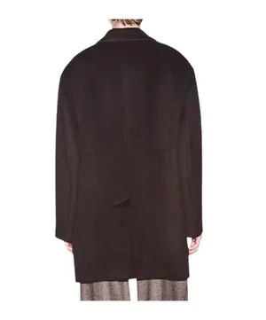 Armani Exchange Caban Coat In Wool Blend