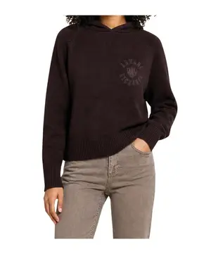Armani Exchange Long-sleeve Hooded Sweatshirt With Ribbed Details
