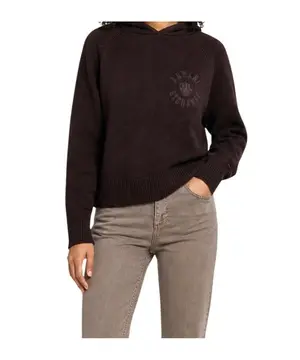 Armani Exchange Long-sleeve Hooded Sweatshirt With Ribbed Details