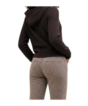 Armani Exchange Long-sleeve Hooded Sweatshirt With Ribbed Details