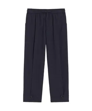 Dolce & Gabbana Melange Flannel Trousers - Grey