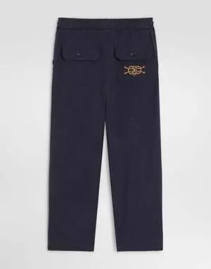 Dolce & Gabbana Melange Flannel Trousers