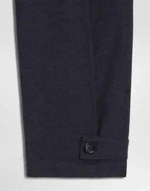 Dolce & Gabbana Melange Flannel Trousers