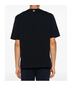 Thom Browne 4-bar Chest-pocket T-shirt