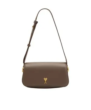 Ami Paris Gold Tone Cross Body Bags For Women