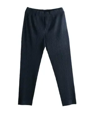 Issey Miyake Pleated Casual Trousers - Black