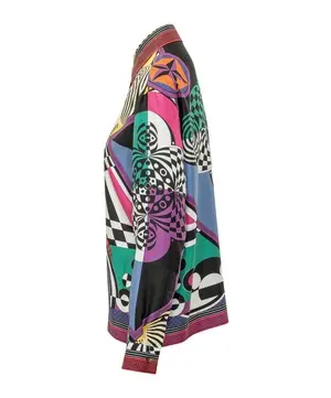 Versace Printed Long-sleeved Shirt