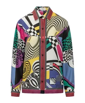Versace Versace Printed Long-Sleeved Shirt No