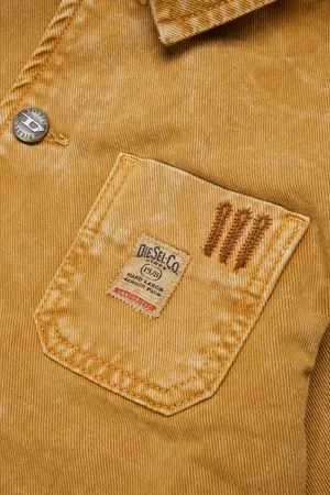DIESEL® Embroidered-logo Denim Jacket