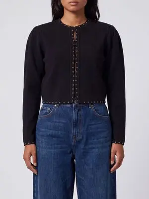 TWINSET Embellished Ribbed Knit Cardigan