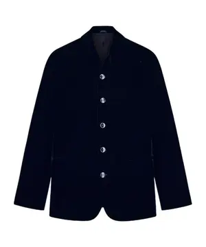 Giorgio Armani Blazer One Shot Stretch Viscose And Cupro Velvet - Black