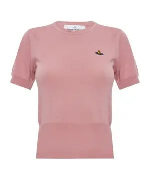VIVIENNE WESTWOOD Bea Short Sleeve Knitted Top