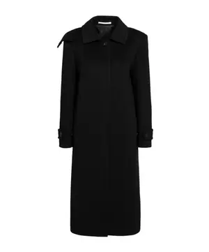 Tagliatore Long-sleeved Coat - Black