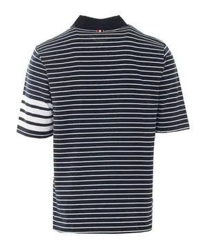 Thom Browne 4-bar Striped Polo Shirt