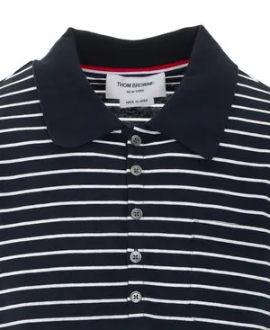 Thom Browne 4-bar Striped Polo Shirt