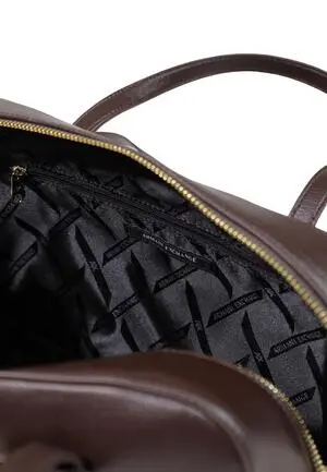 Armani Exchange Top Handle Bag With Structured Silhouette