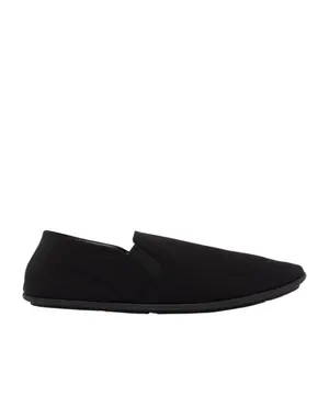 THE ROW Round-head Flat Shoes - Black