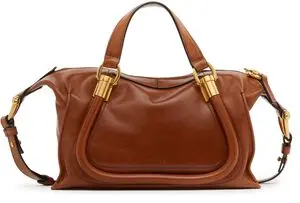Chloé Paraty 24 Tote - Brown