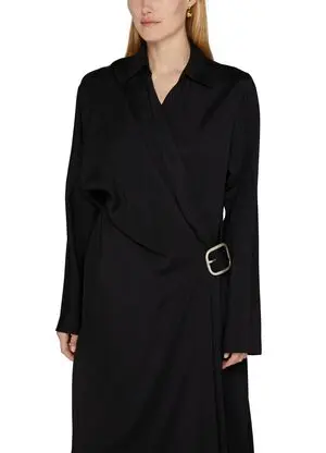 Loewe Lapel Long-sleeved Dress
