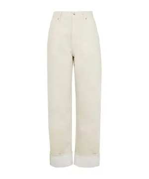Bottega Veneta Straight Pants - White