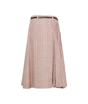 Bottega Veneta Checked Skirt