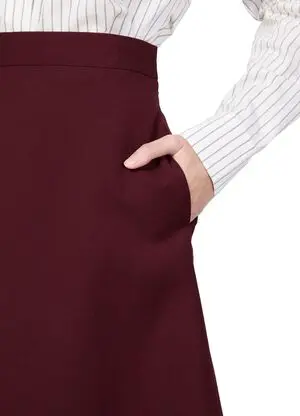 Bottega Veneta Asymmetric Midi Skirt