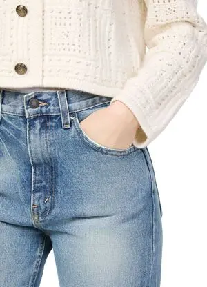 NILI LOTAN Mitchell Straight Denim Trousers