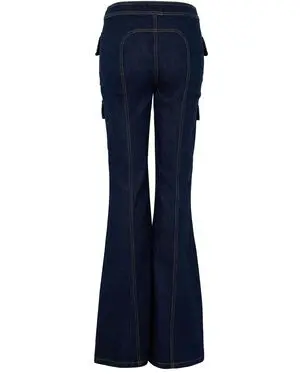 Zimmermann Luna Utility Flared Jeans