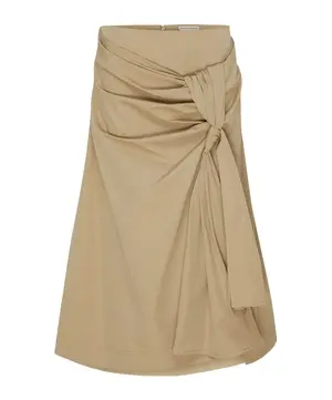 Bottega Veneta Knot Skirt - Nude
