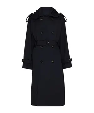 Bottega Veneta Long-sleeved Coat - Black