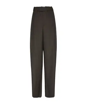 Bottega Veneta Straight Casual Pants - Black