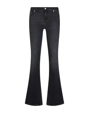 7 For All Mankind Flared Jeans - Black