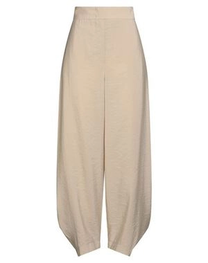Emporio Armani Pants Size Modal, Polyester - Beige