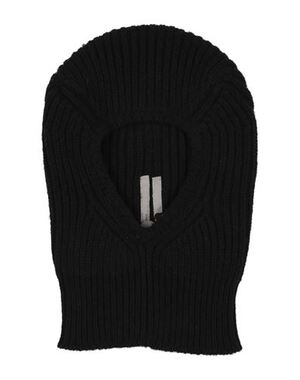 Rick Owens Hat Size Virgin Wool - Black