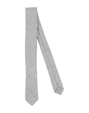 Eleventy Ties & Bow Ties Linen, Wool, Silk - Light Grey