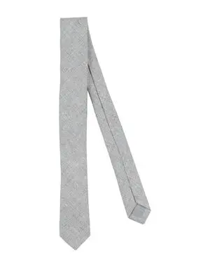 Eleventy Tweed Neck Tie - Light Grey