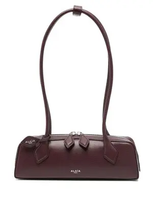 Alaïa Le Teckel Small Leather Shoulder Bag - Red