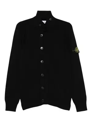 Stone Island Wool Cardigan - Blue