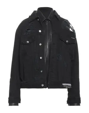 Dolce & Gabbana Denim Outerwear Size Cotton, Lambskin