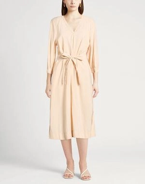 Peserico Midi Dress Cream Size Modal, Polyester
