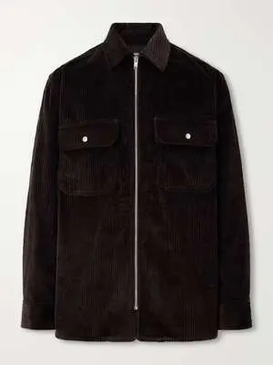 Bottega Veneta Cotton-corduroy Shirt - Brown