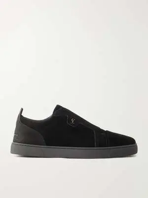 CHRISTIAN LOUBOUTIN St Louis Suede Sneakers - Black
