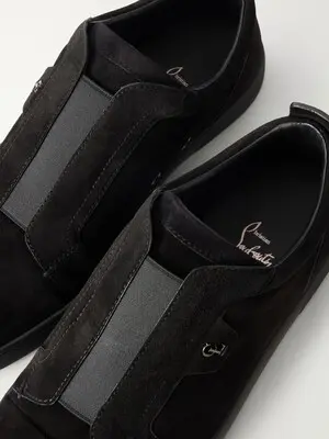 CHRISTIAN LOUBOUTIN St. Louis Suede Sneakers